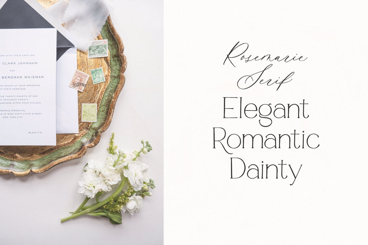 Rosemarie Dainty Serif – Rachel Kick